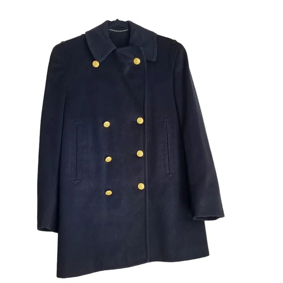 US Navy | Jackets & Coats | Us Navy Naval Academy Vintage Peacoat Pea ...